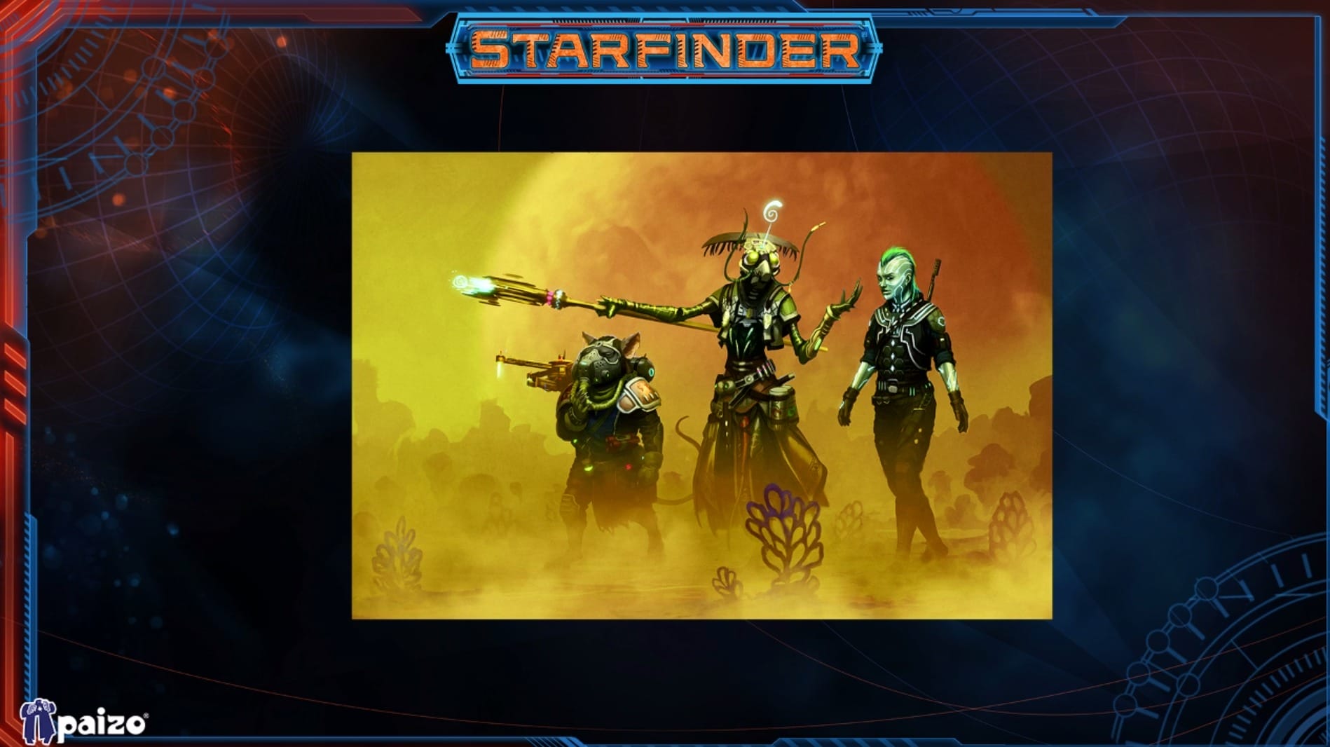 Paizo previews art from the Starfinder Beginner Box