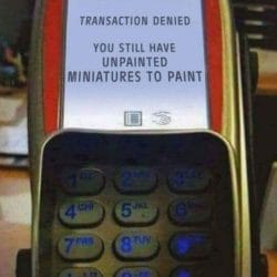 Transaction Denied! The geek blocking meme