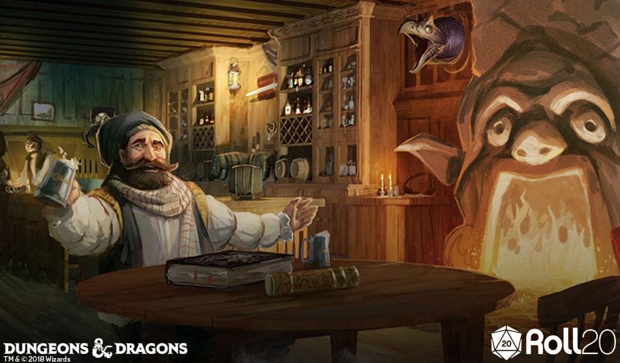 Enjoy a sneak peek into Waterdeep: Dragon Heist and order at Roll20