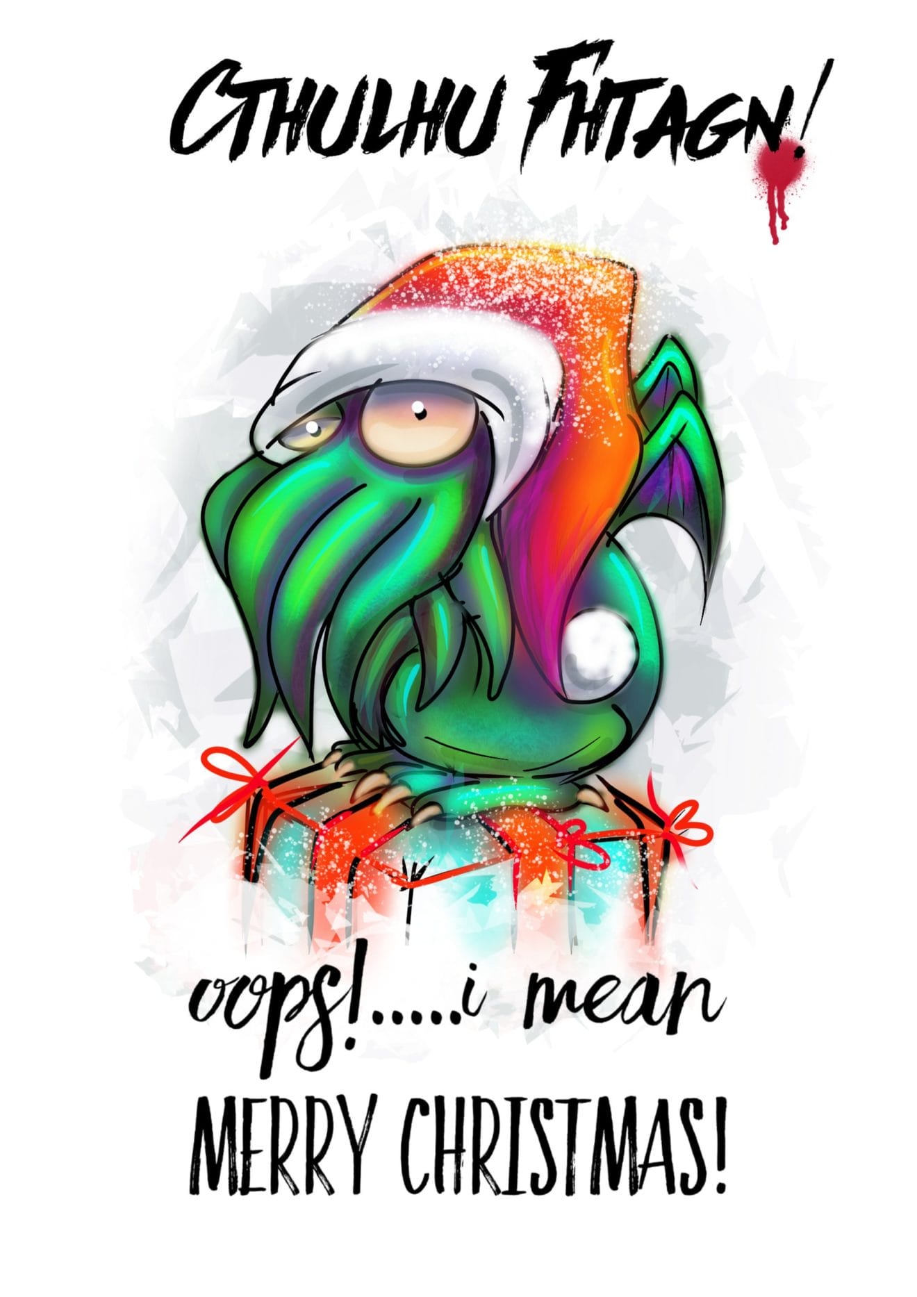 Download email or print these cute gamer Christmas cards