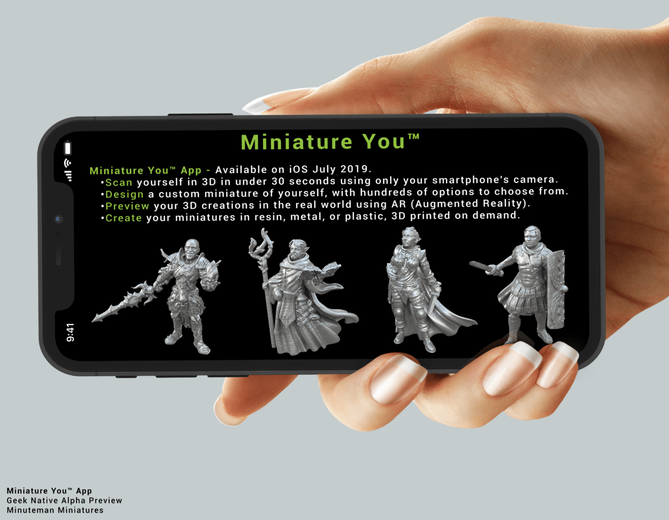 Turn your selfie into a D&D style tabletop miniature with Minuteman ...