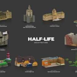 Your favourite stunning video game buildings transformed into voxel art