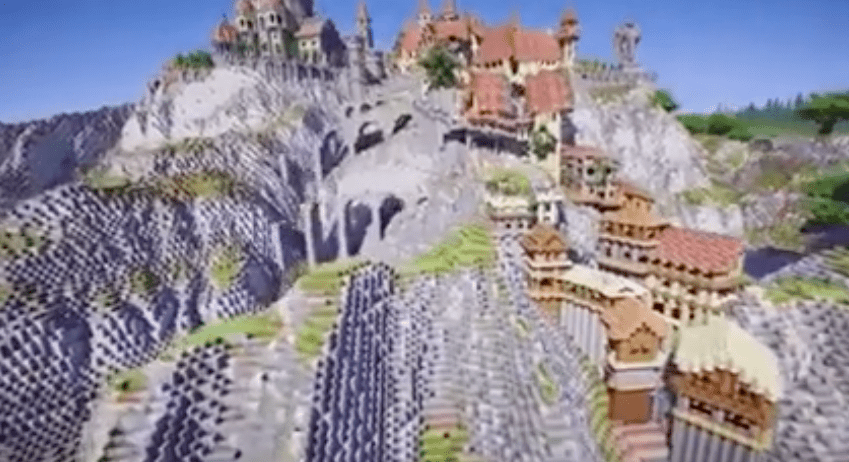 Impressive time-lapse shows a whole Minecraft city come to life
