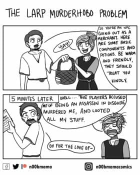 Murder hobos in LARPS