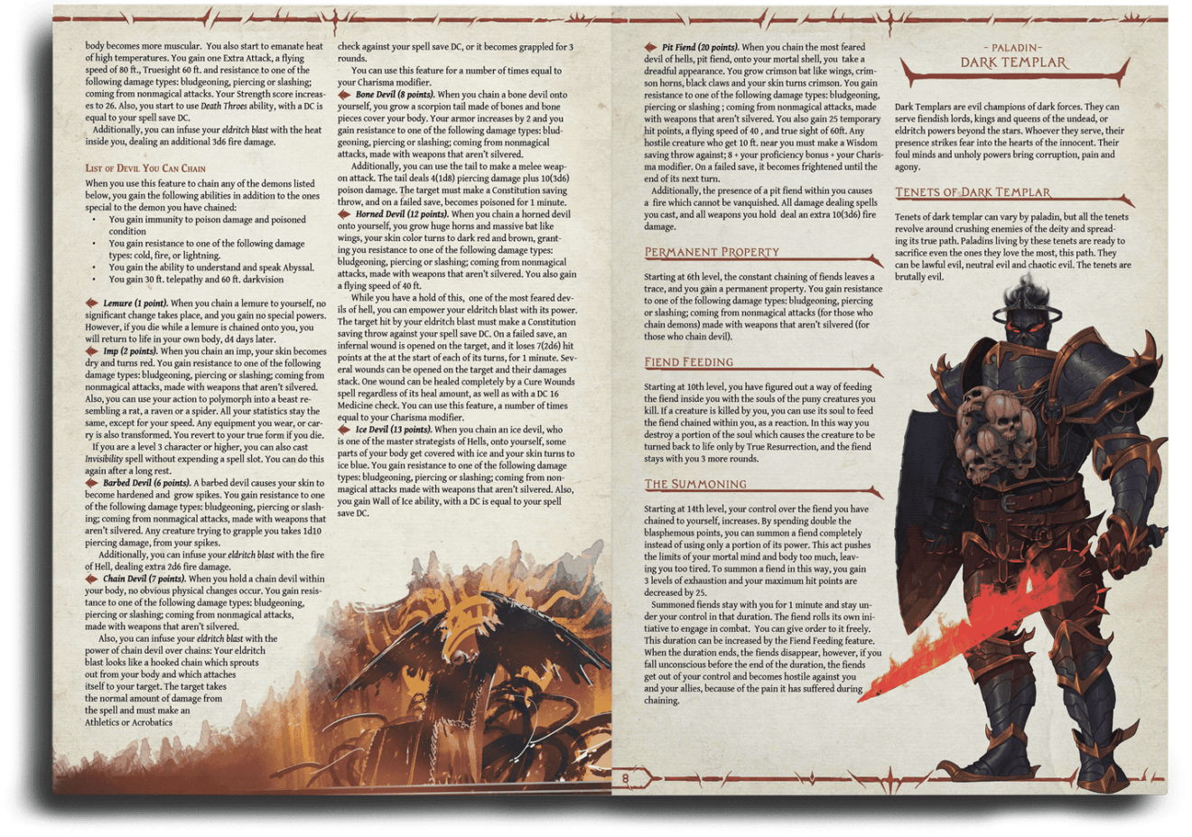 Free to Download: Ultimate Evil Codex for 5e Corpus Malicious demo booklet