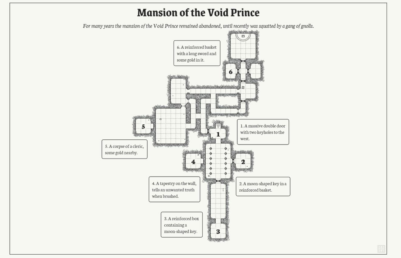 Dungeon map maker: Generate a dungeon for your RPG in just a few seconds