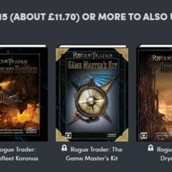 Cubicle 7 puts $314 worth of Rogue Trader PDFs on Humble Bundle