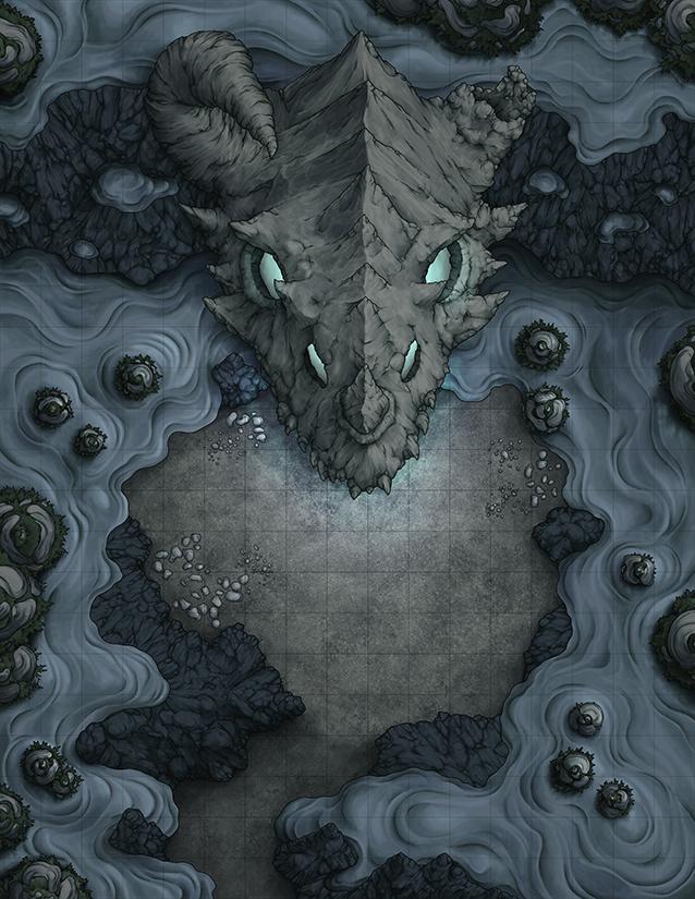 Venatus Maps shows off this incredible dragon skull lair Venatus Maps shows off this incredible dragon skull lair