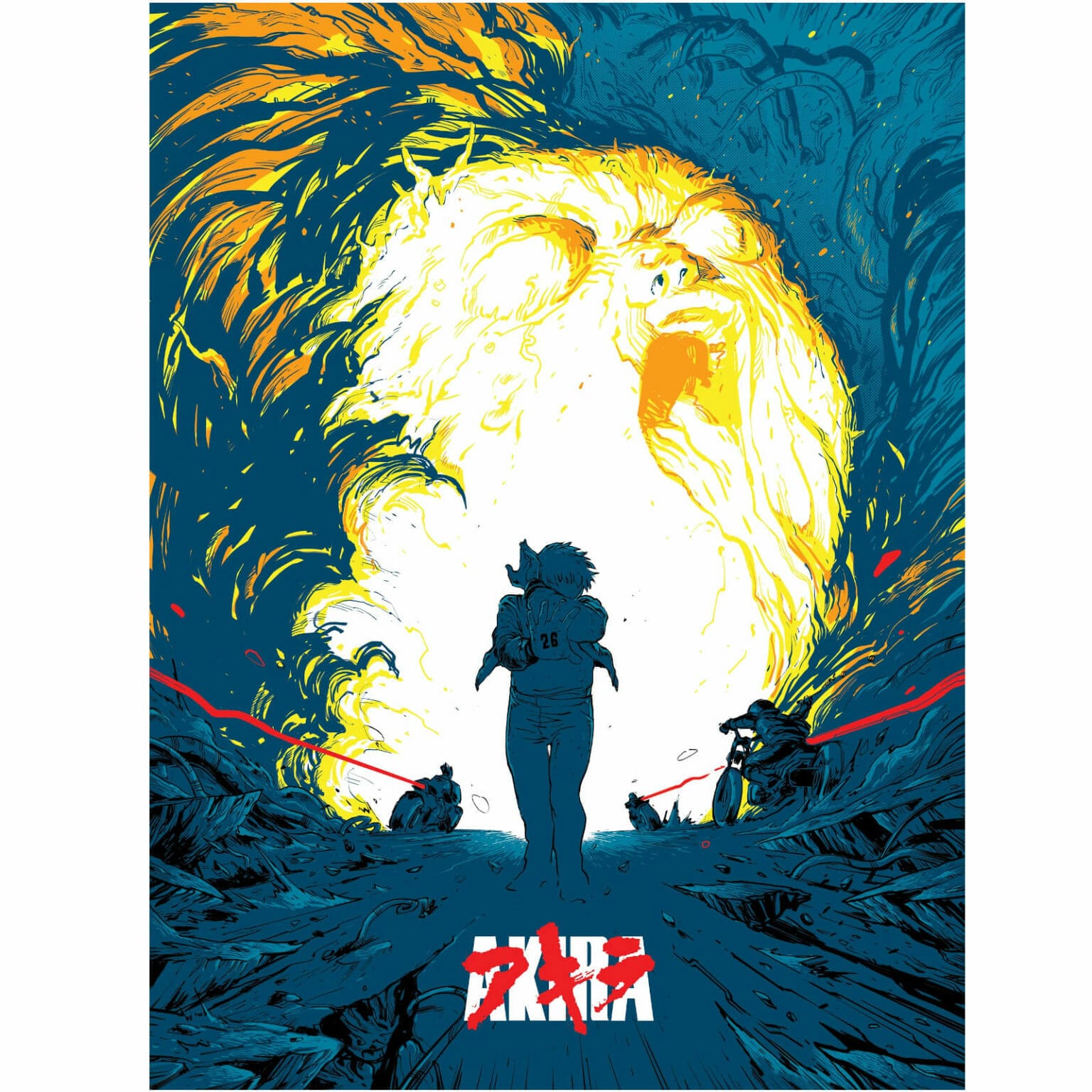 Limited edition Akira lithograph