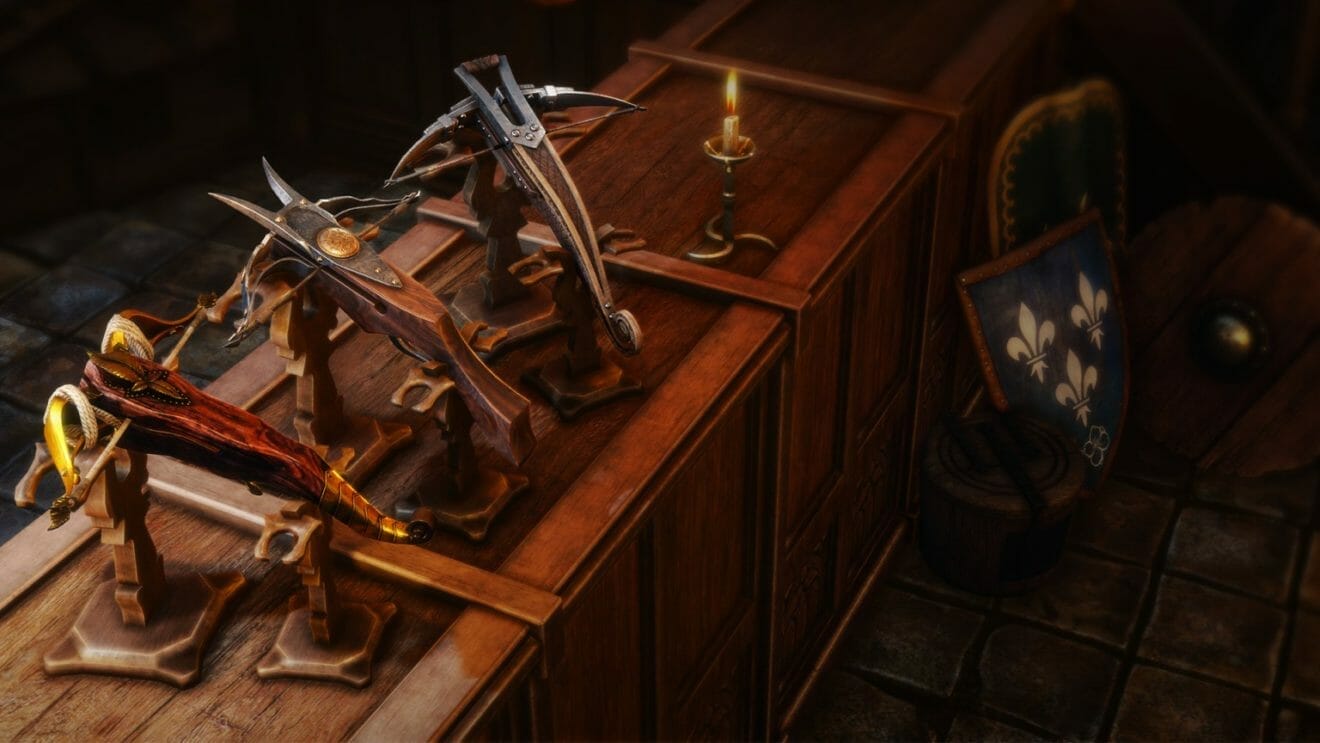 The Witcher TTRPG provides free crossbow upgrade rules