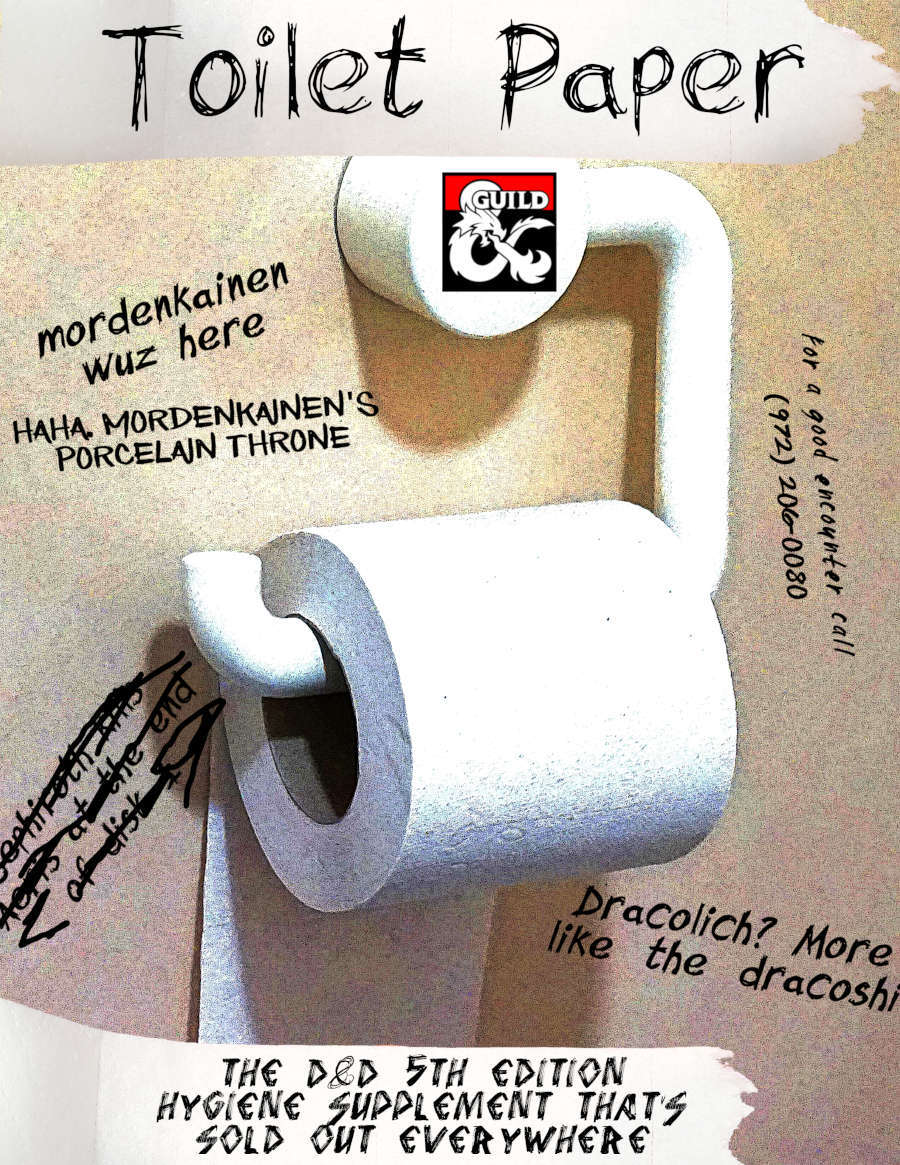 It happened: Toilet Paper monsters arrive for D&D