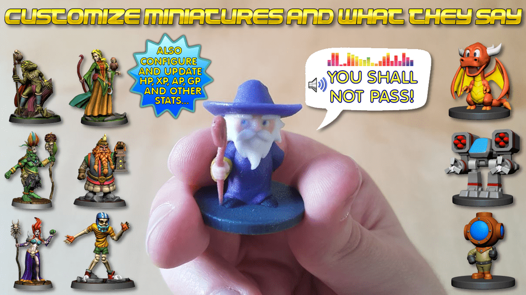 Morgami's talking tabletop minis