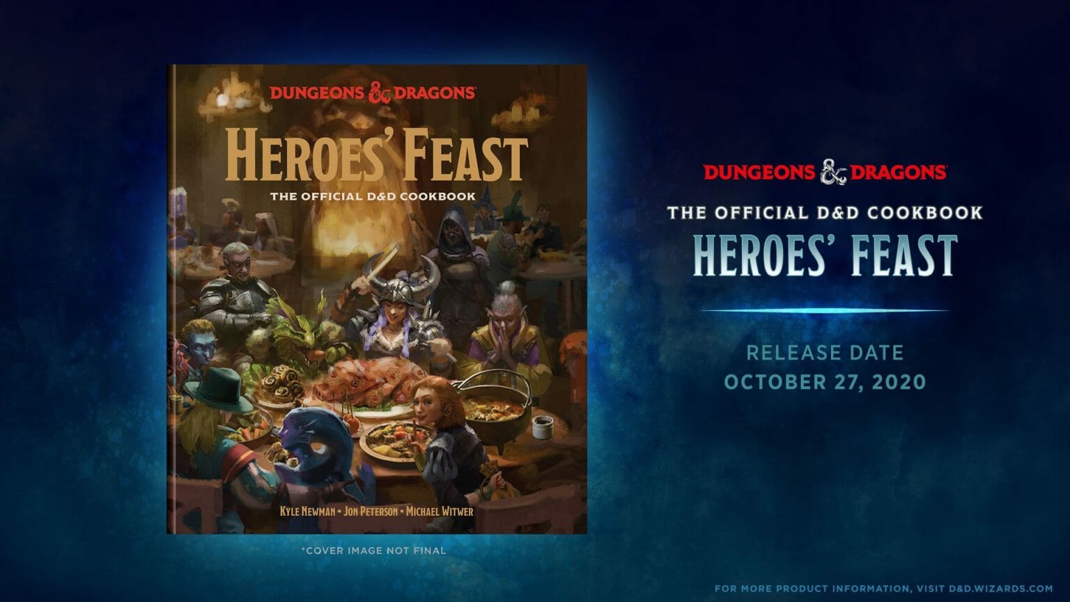 Wizards of the Coast announce D&D's first official cookbook