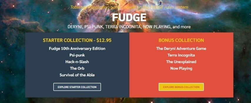 Brand new FUDGE RPGs come to the Bundle of Holding
