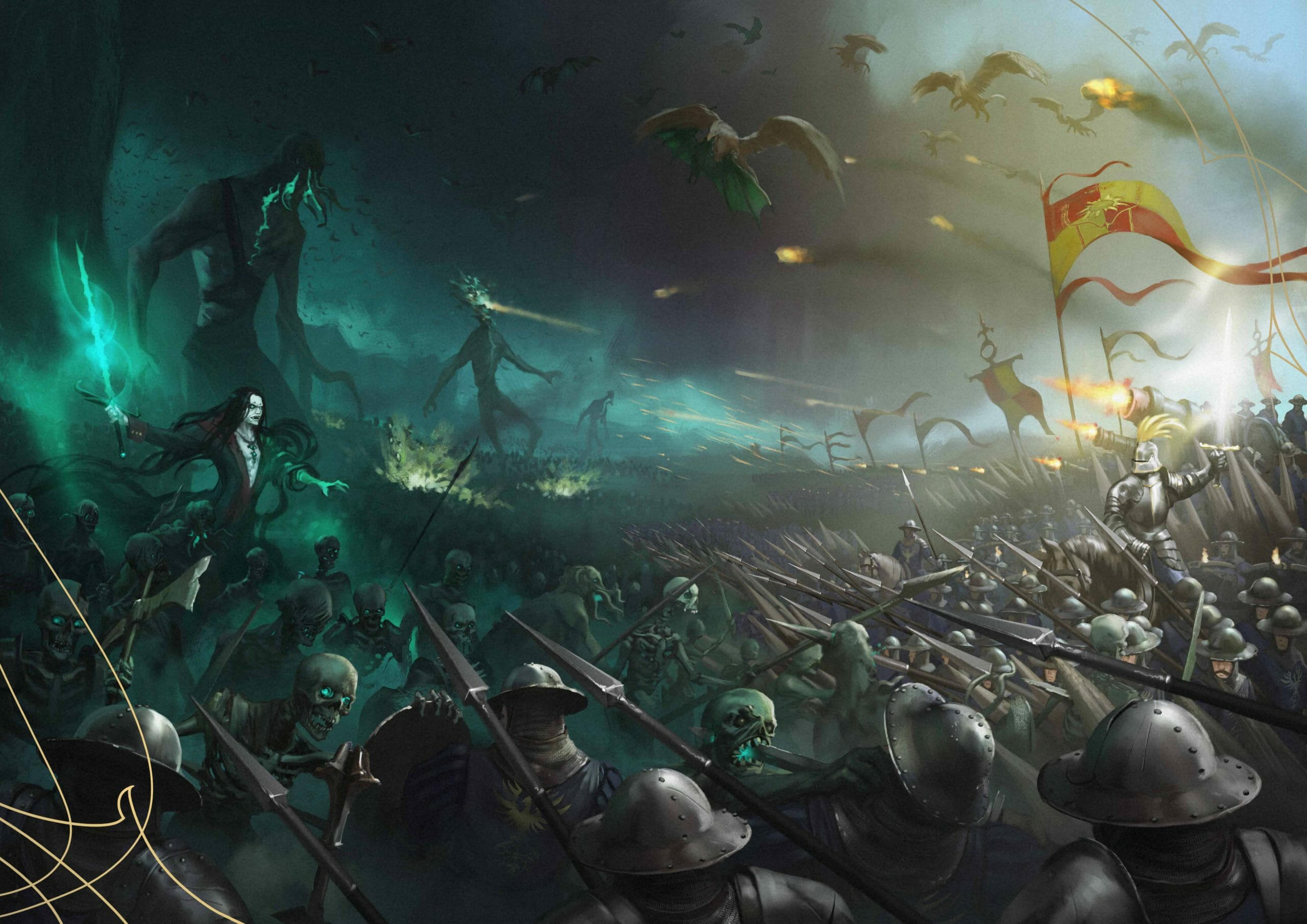 The incredible art of Grim Hollow's Players Guide