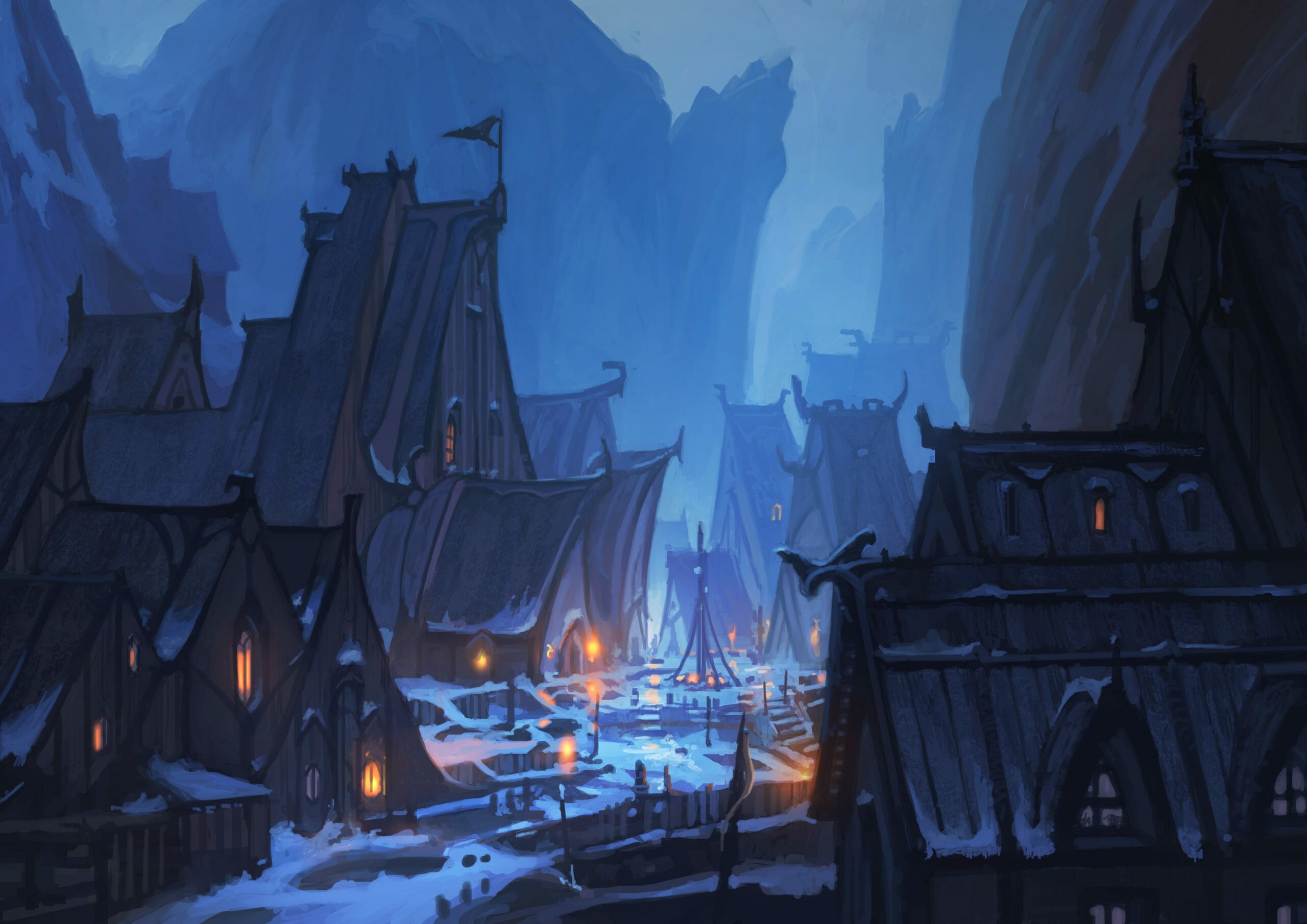 The incredible art of Grim Hollow's Players Guide
