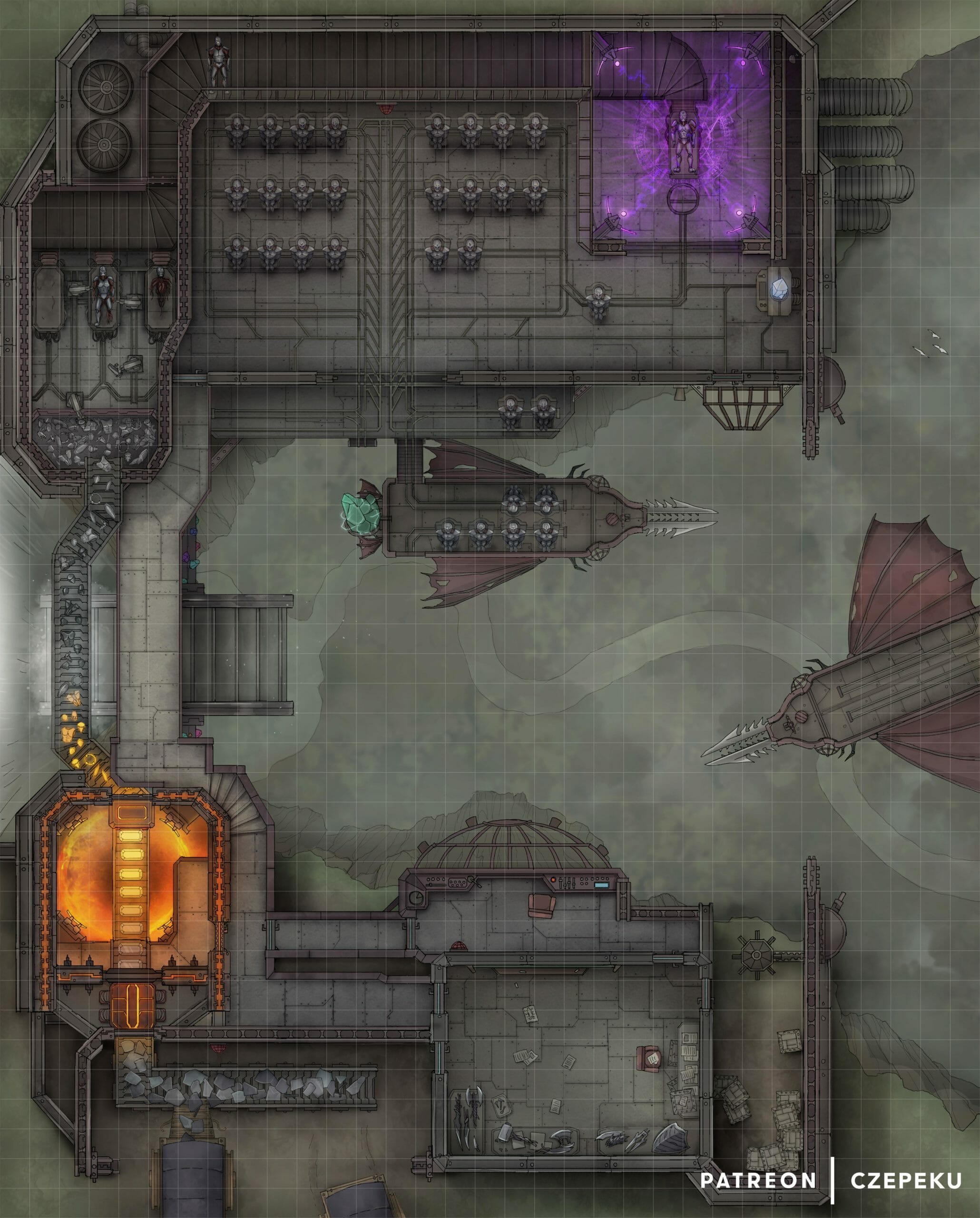 52 free and stunning battle maps from Cze and Peku