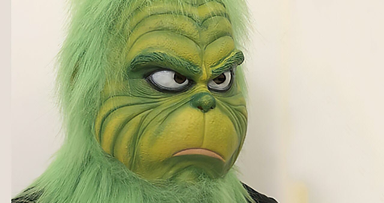 12 Masks of Halloween: #3 Grumpy Grinch