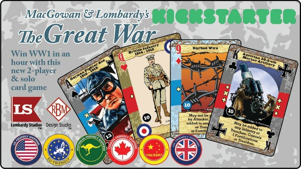 Remembrance Day: The Great War card game from MacGown and Lombardy