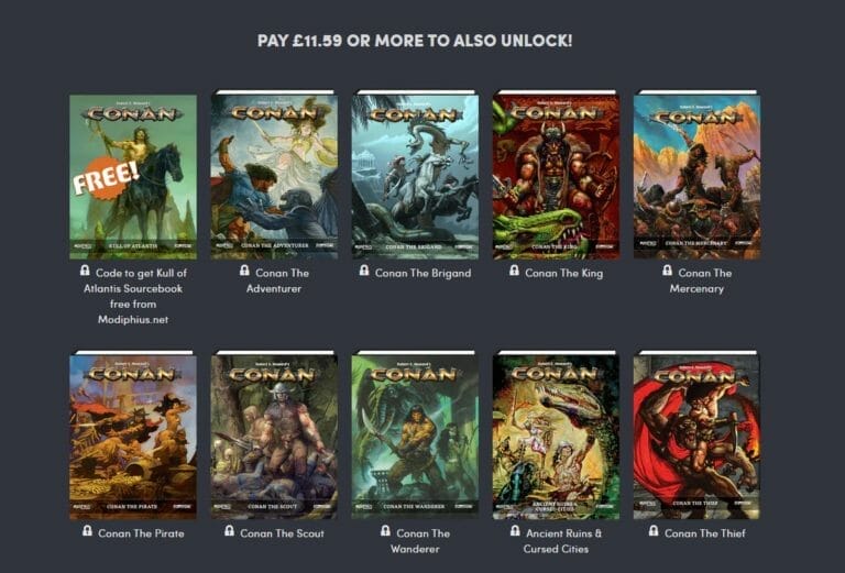 Conan RPG storms Humble Bundle