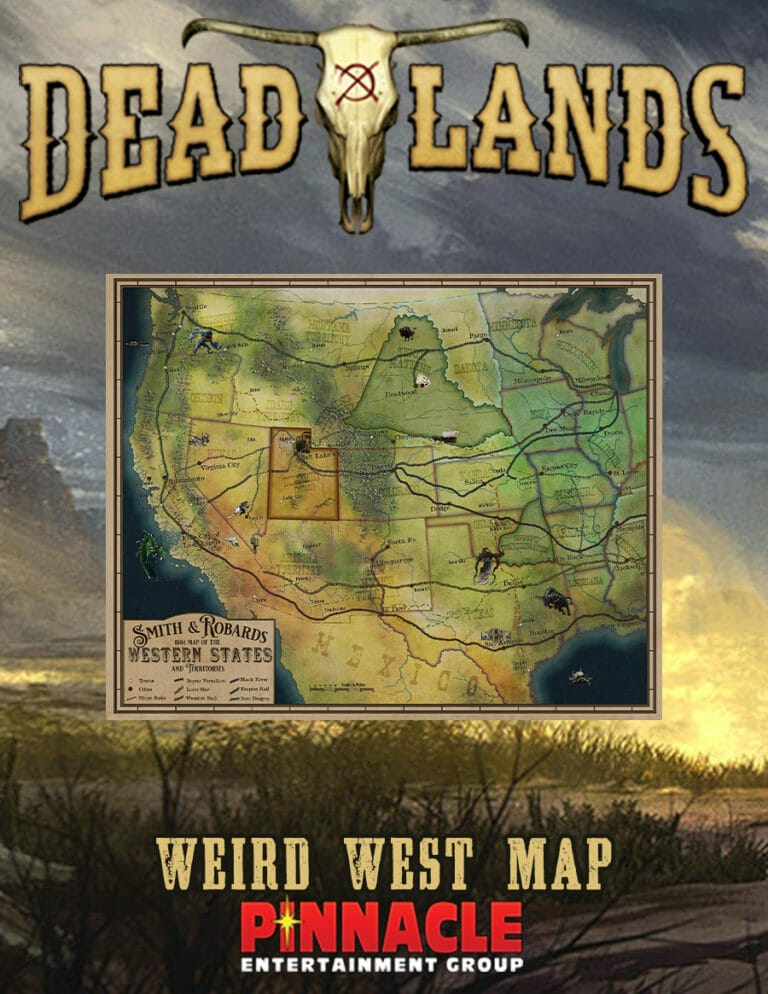 Free to Download: Deadlands Weird West virtual tabletop map