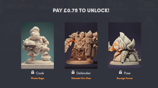 Humble Bundle launch timely STL files deal for 3D printable minis