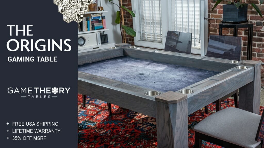 Half a million and counting for the Origins gaming table