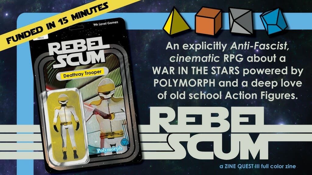 9th Level Games brings us Rebel Scum: The Anti-Fascist Space Opera RPG