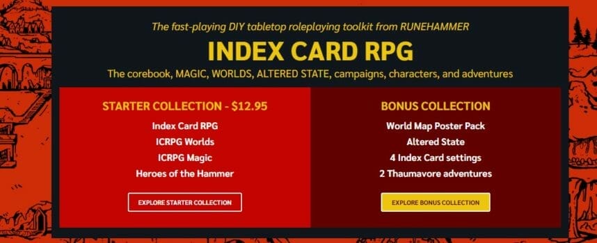 The innovative Index Card RPG gets a Bundle of Holding deal