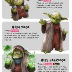 Reimaging Star Wars characters as Pokemon evolutions