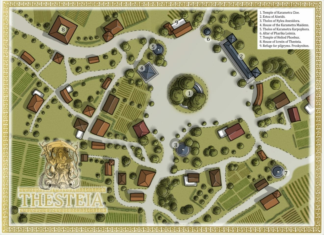 Striking map of Theros' Meletis