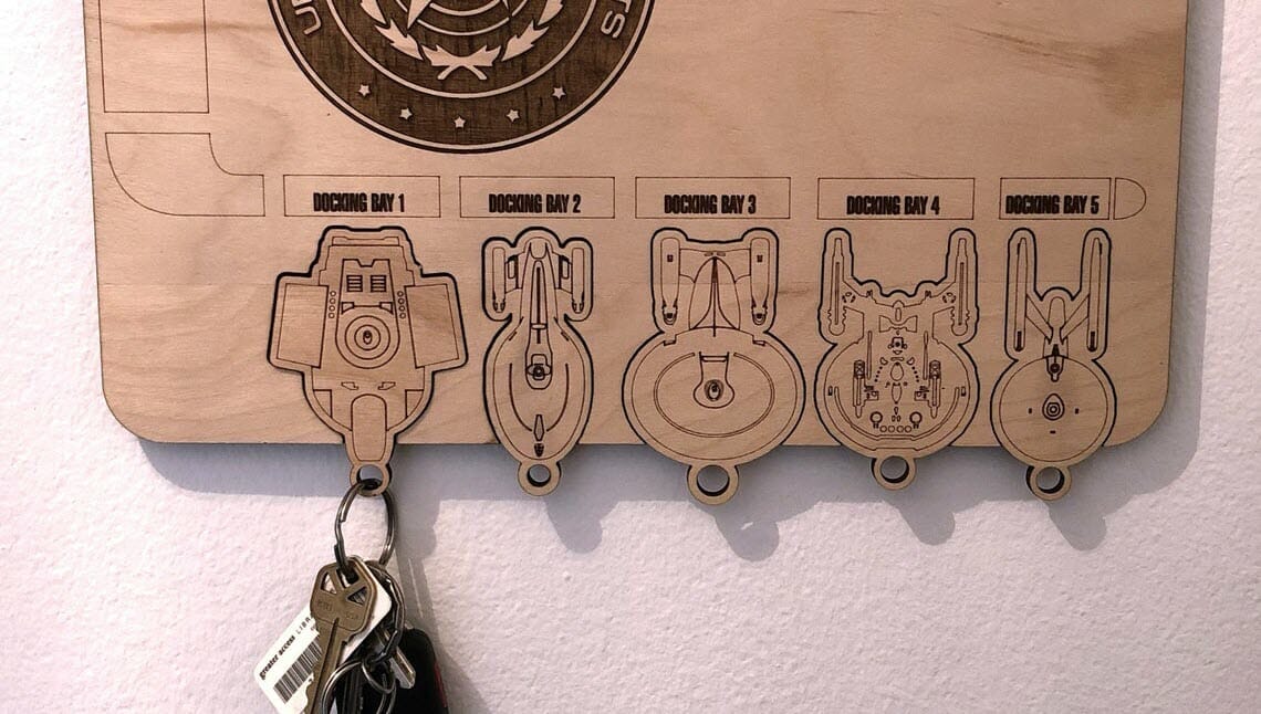 Star Trek: A ships of the Federation key holder