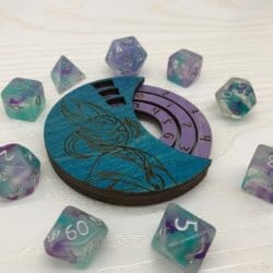 Clever and gorgeous custom life counters for D&D and other RPGs