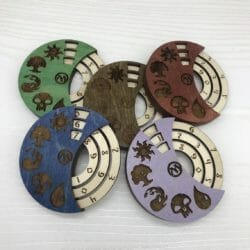 Clever and gorgeous custom life counters for D&D and other RPGs