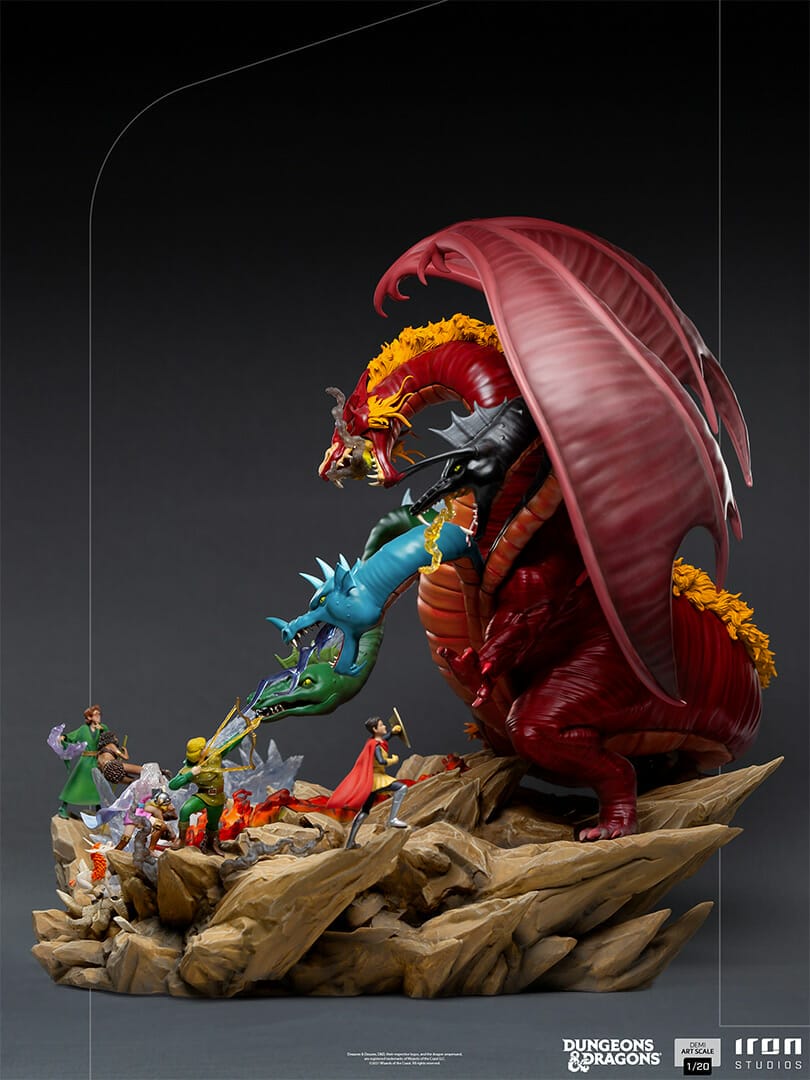 1/20th scale classic D&D cartoon brought to life as Tiamat battles the ...