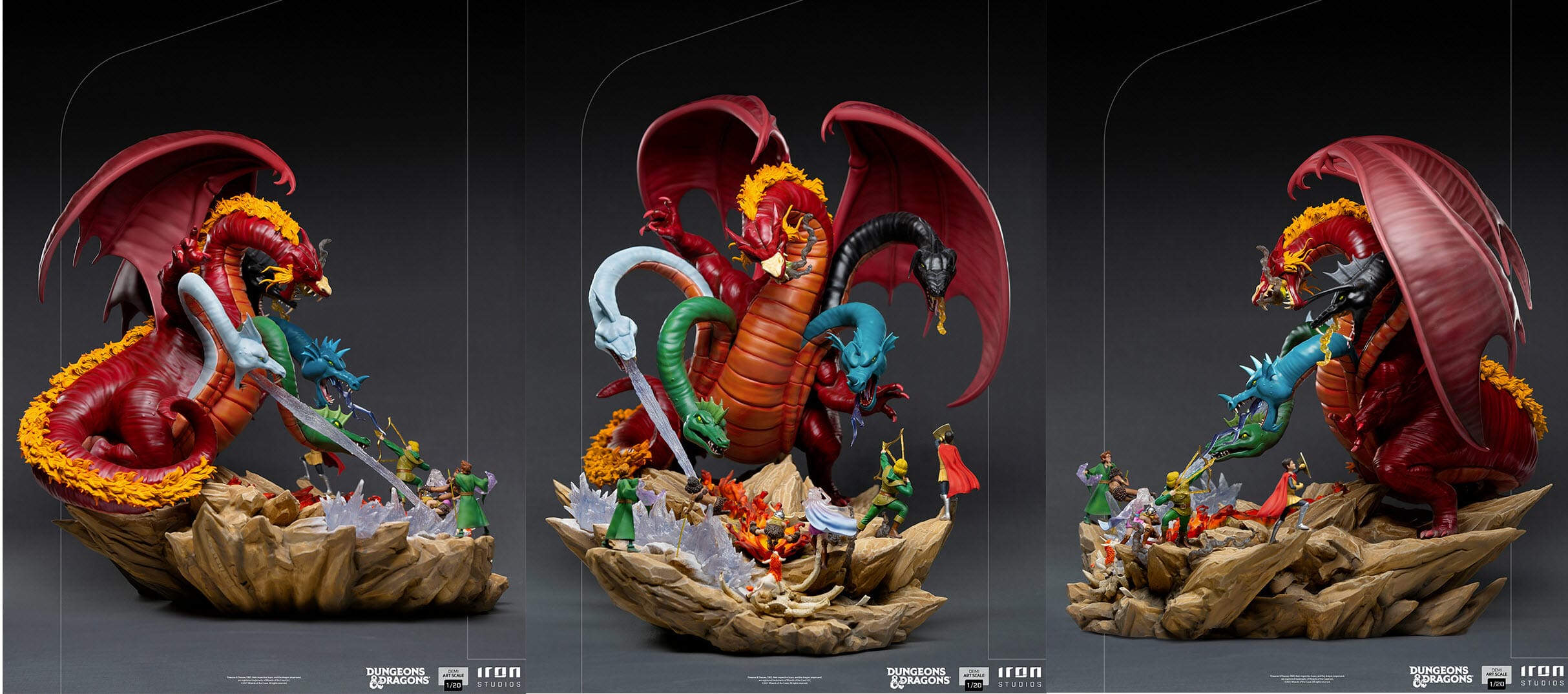1/20th scale classic D&D cartoon brought to life as Tiamat battles the ...