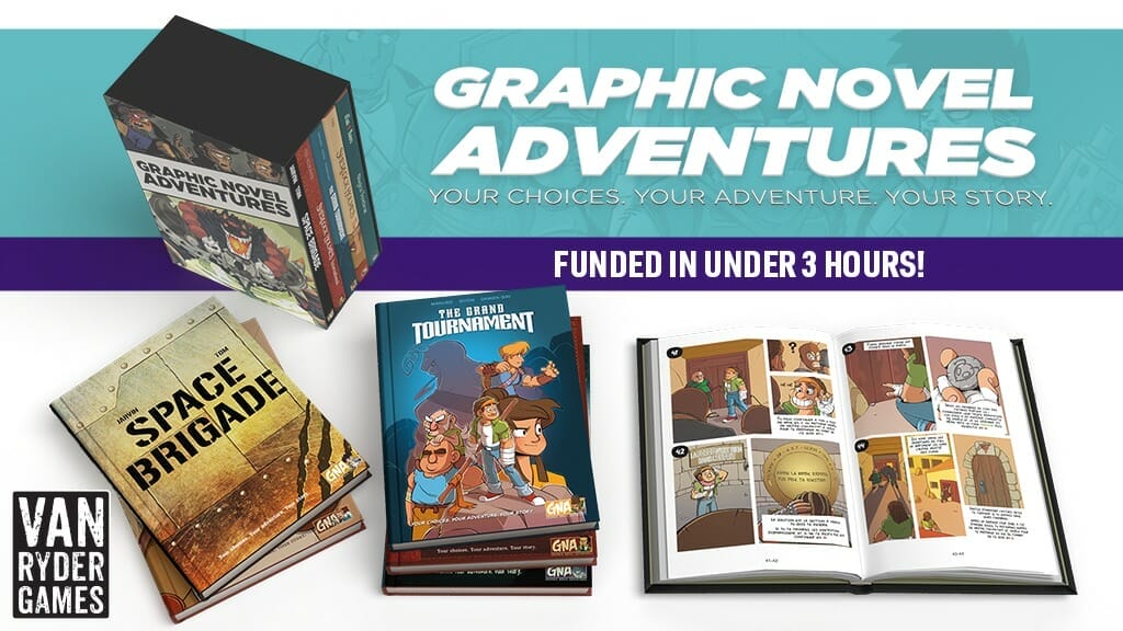 Van Ryder Games merges comic books into choose-your-own-adventure gamebooks