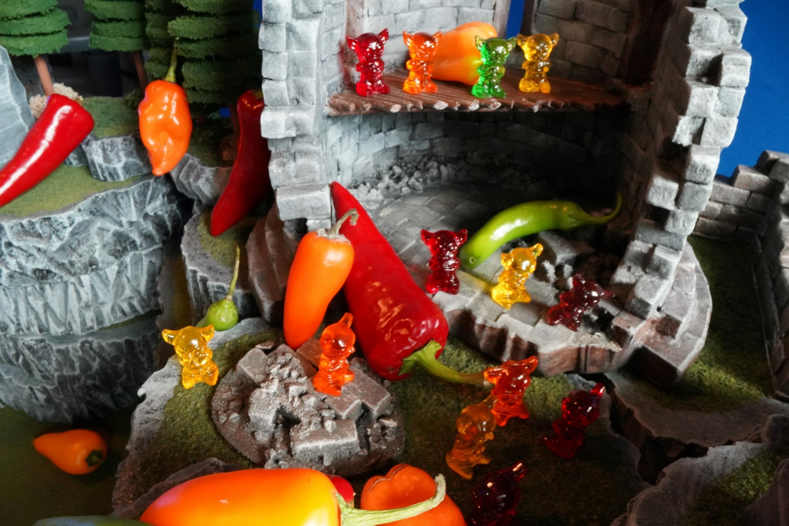 Crawlspaces & Critters: Edible gummies for tabletop battle maps