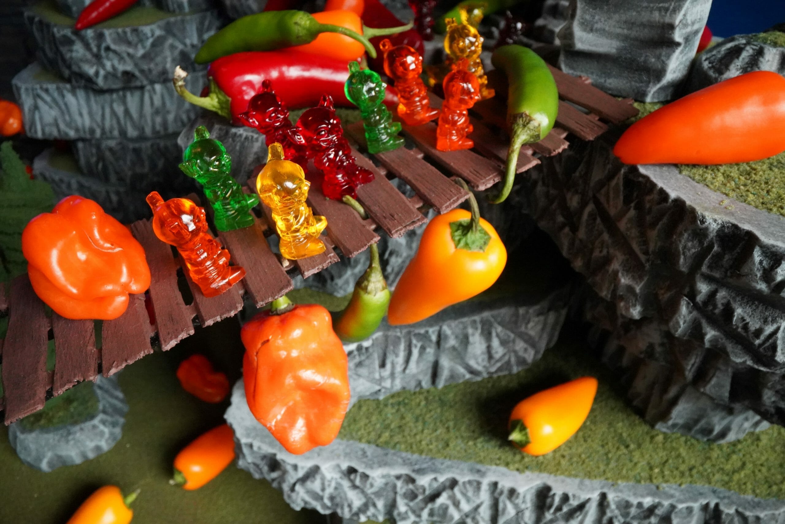 Crawlspaces & Critters: Edible gummies for tabletop battle maps