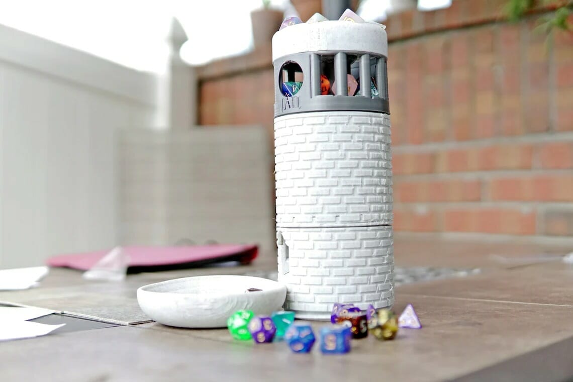 Tinkered Tower is a 4-in-1 modular dice tower