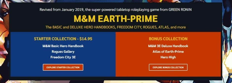 All new offers in this 3e Mutants & Masterminds superhero RPG offer