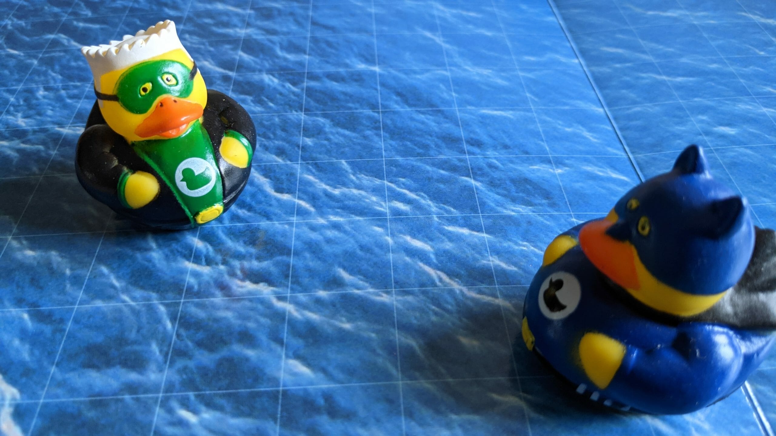 Superhero rubber ducks! Geek Native Patreon gift