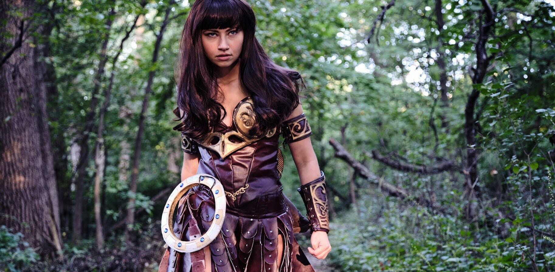 MMA trained fighter transforms herself into Xena Warrior Princess