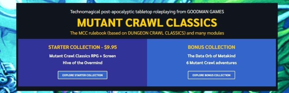 All new Mutant Crawl Classics bundle to get you started as a mutant ...