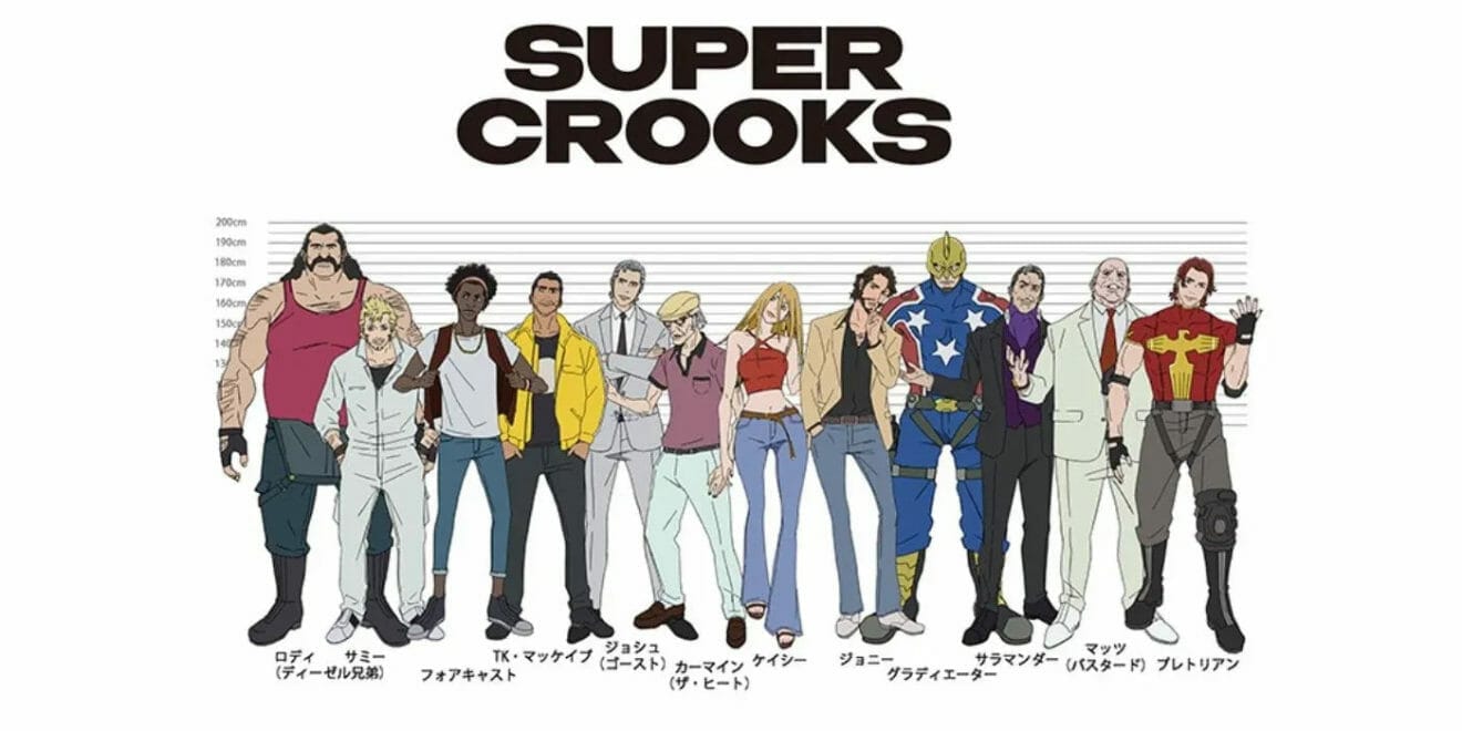 Mark Millar's Super Crooks goes full anime, and this action trailer ...