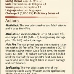 An AI-enhanced look at the War Priest from Mordenkainen Presents ...