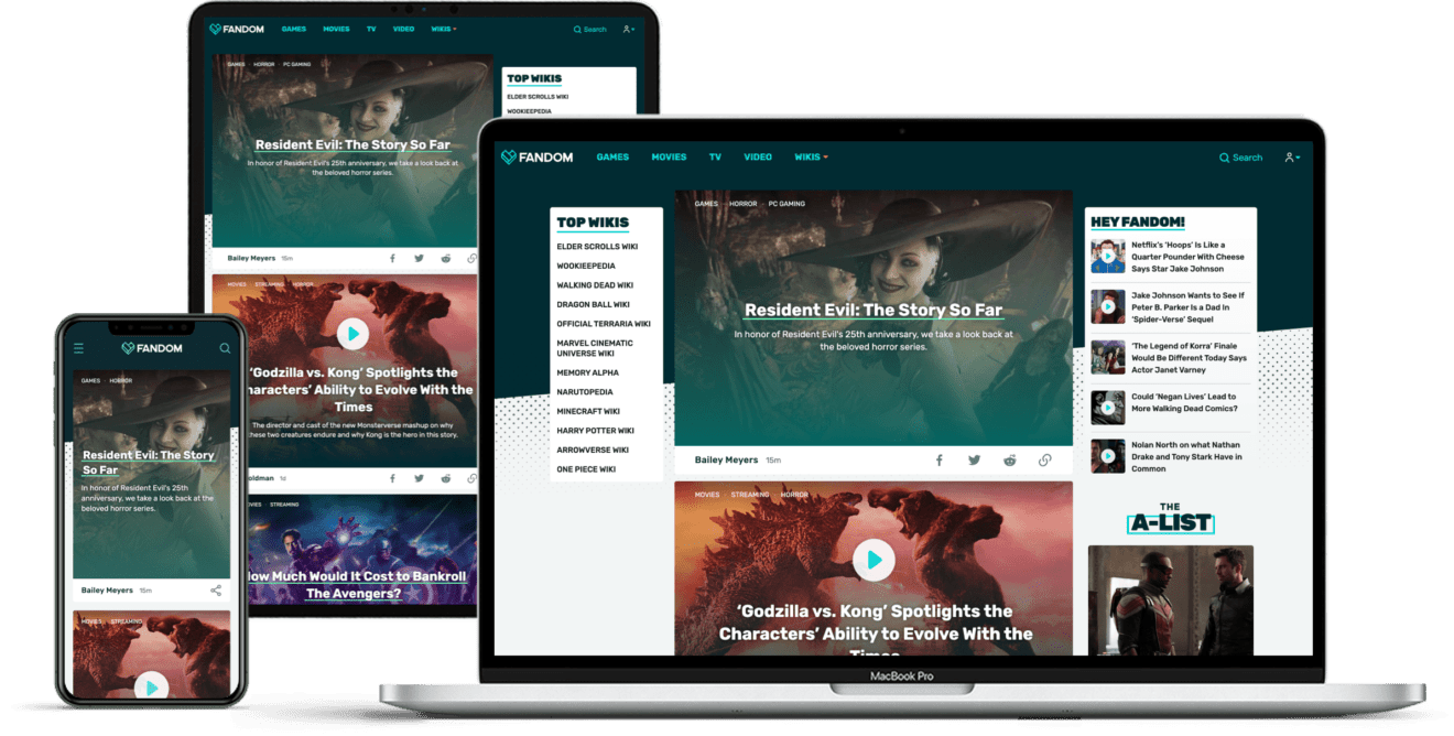 Fandom sells advertising to Kickstarter campaigns and RPG studios