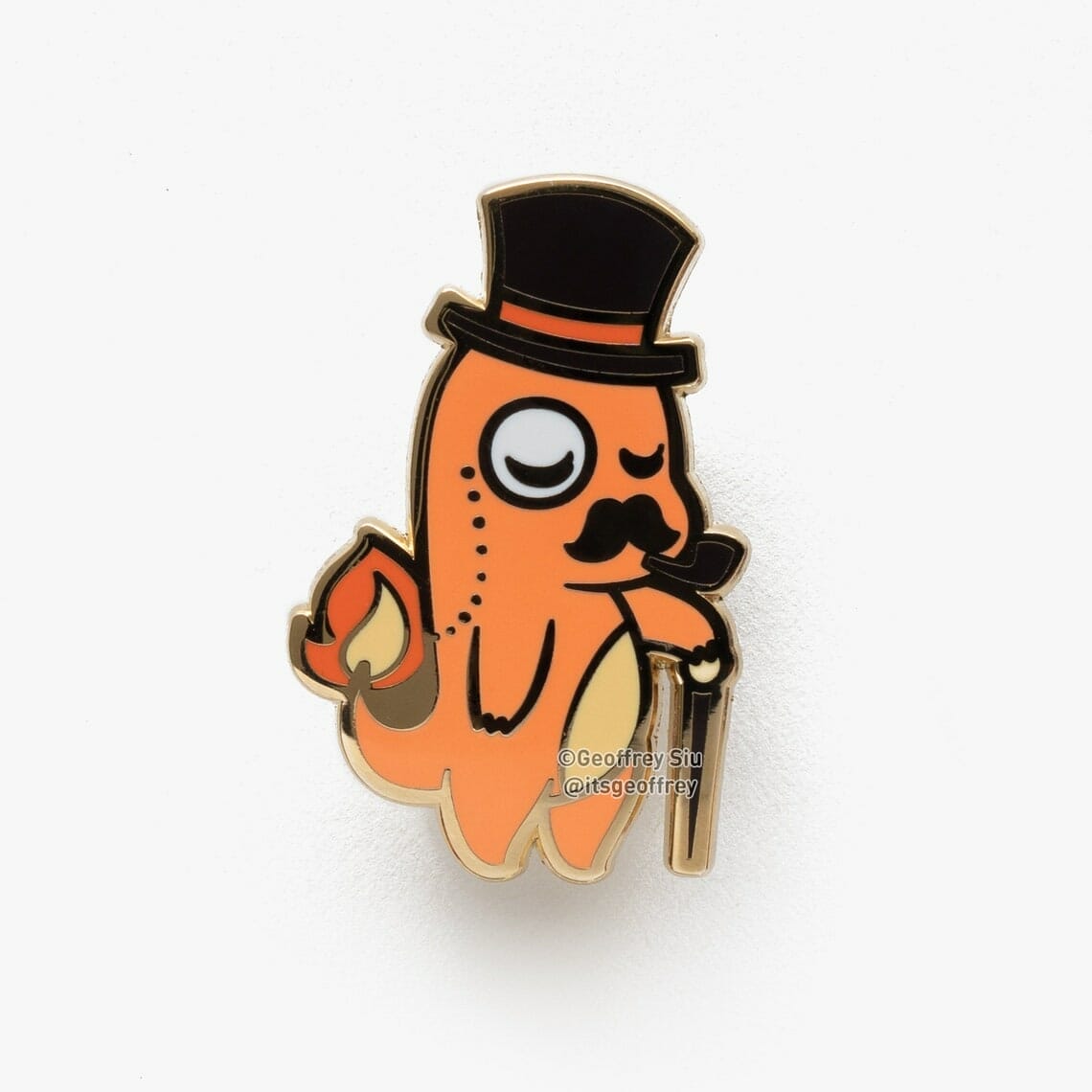 Gentlemon: The "Sirs" hard enamel pin series from ItsGeoffrey