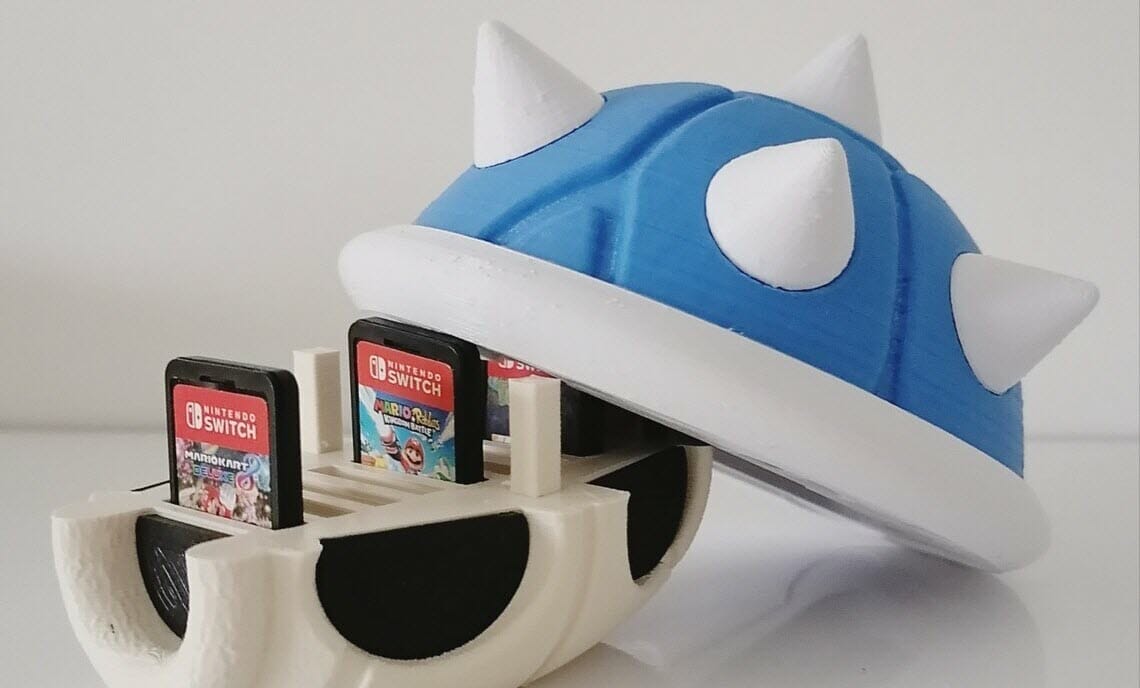 Mario Shells make clever Nintendo Switch cartridge holders