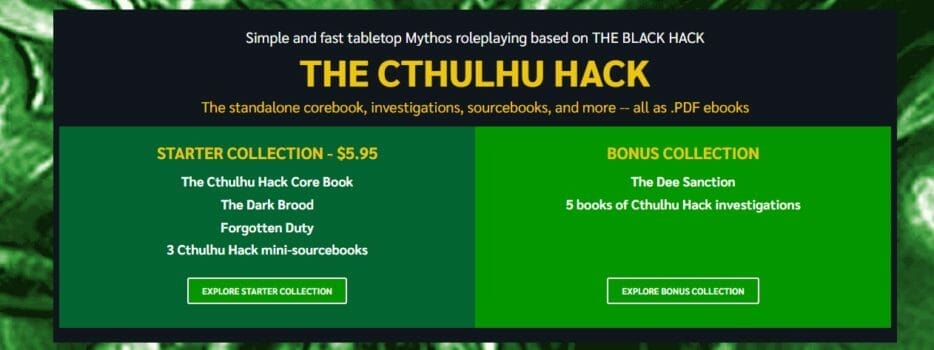 October Horrors begin: The Cthulhu Hack bundle